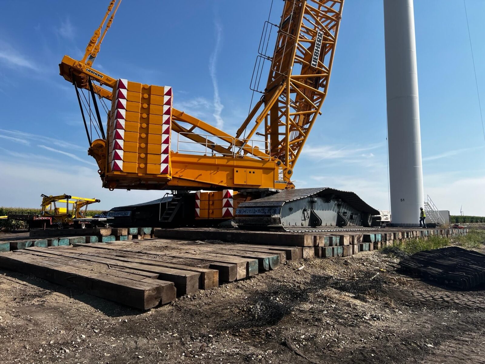 12-Inch Timber Mats | Crane, Construction & Bridge Mats